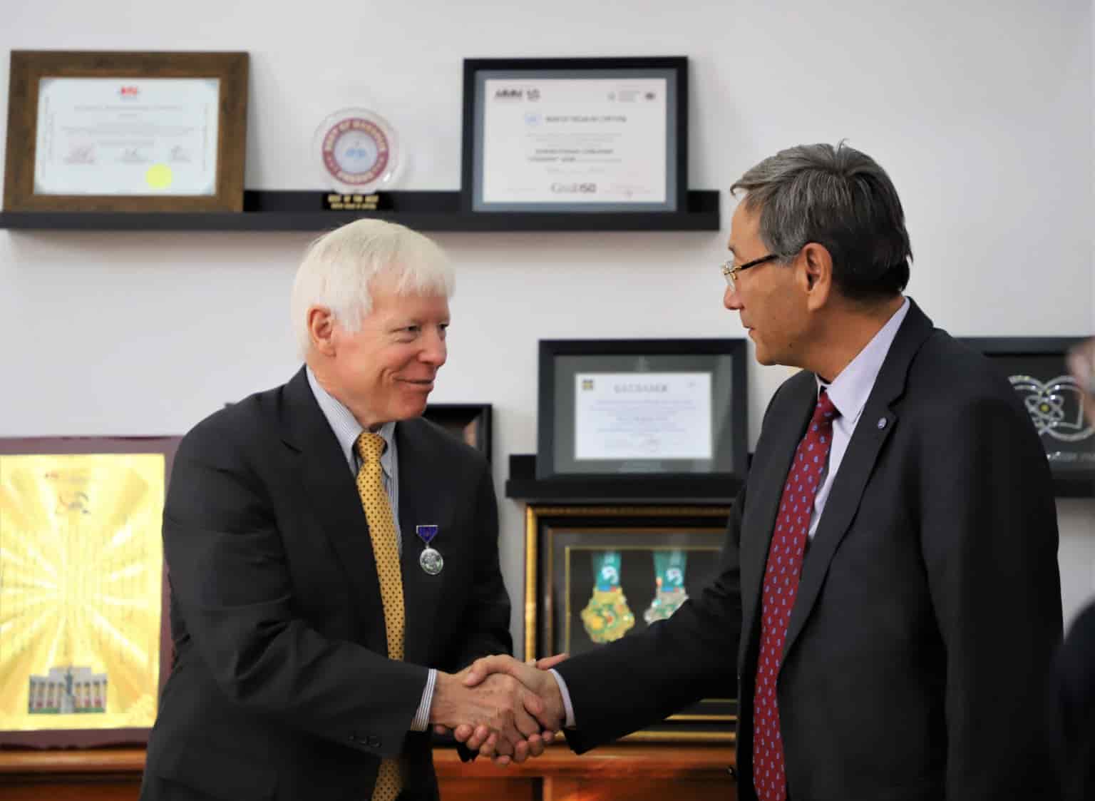 National University of Mongolia (Mongolia) NUM President Dr. D. Badarch ...