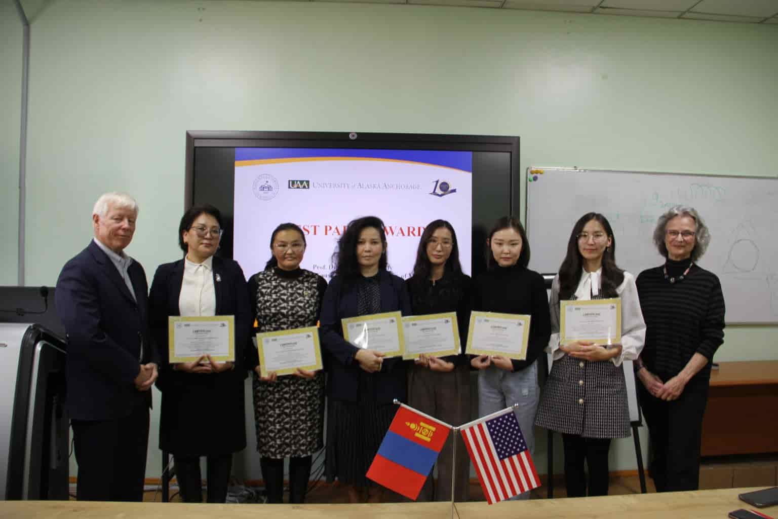 National University of Mongolia (Mongolia) “Best Paper Awards” of the ...