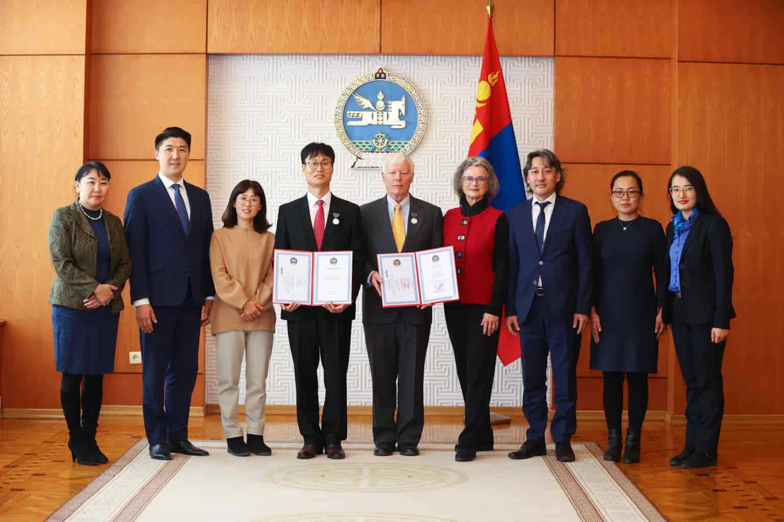 National University of Mongolia (Mongolia) NUM President Dr. D. Badarch ...